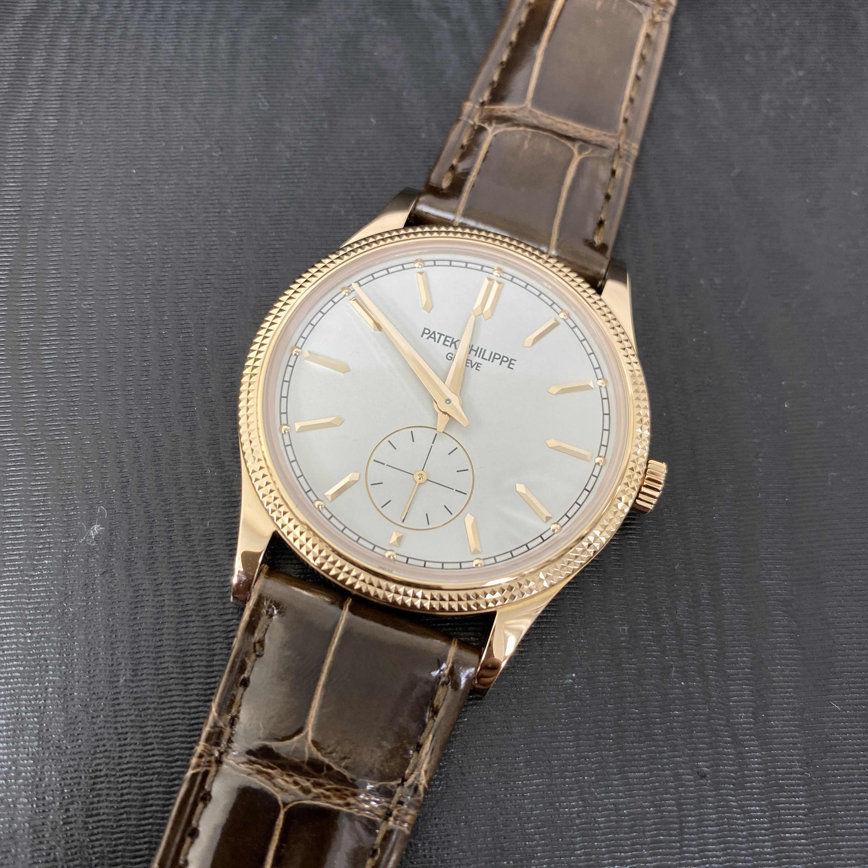 Patek Philippe 6119R-001 CALATRAVA Manual Wind 18kt Rose Gold Replica ...